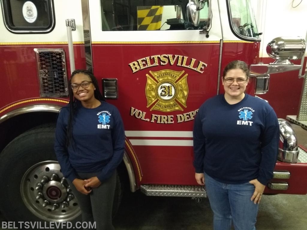 OUR TWO NEWEST NATIONALLY REGISTERED EMT'S - Beltsville Volunteer Fire ...